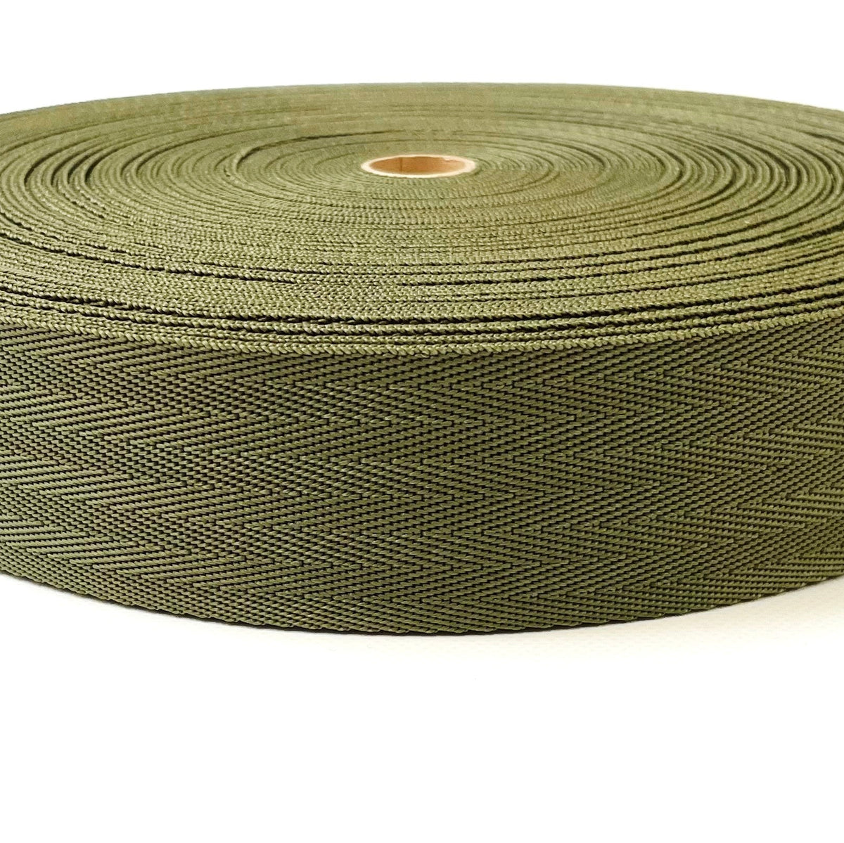 50mm Herringbone Webbing In Olive Green 1m 2m 5m 10m 25m 50m Bags Stra ...