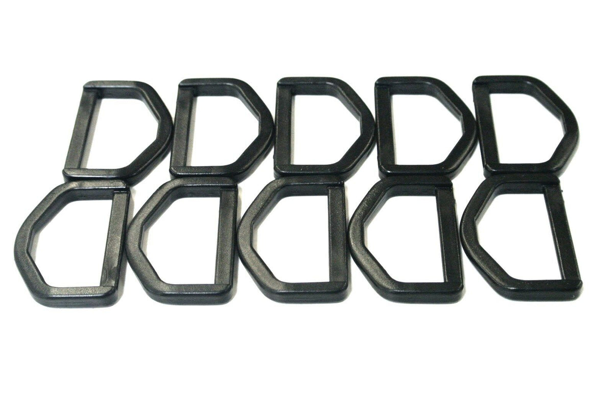 Black Plastic D-Rings For Webbing Straps Crafts 25mm 40mm 50mm – Church ...