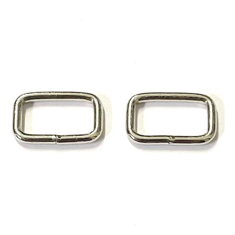 Welded Wire Rectangle Loops Steel Nickel Plated 16mm 20mm 25mm 32mm 38 ...