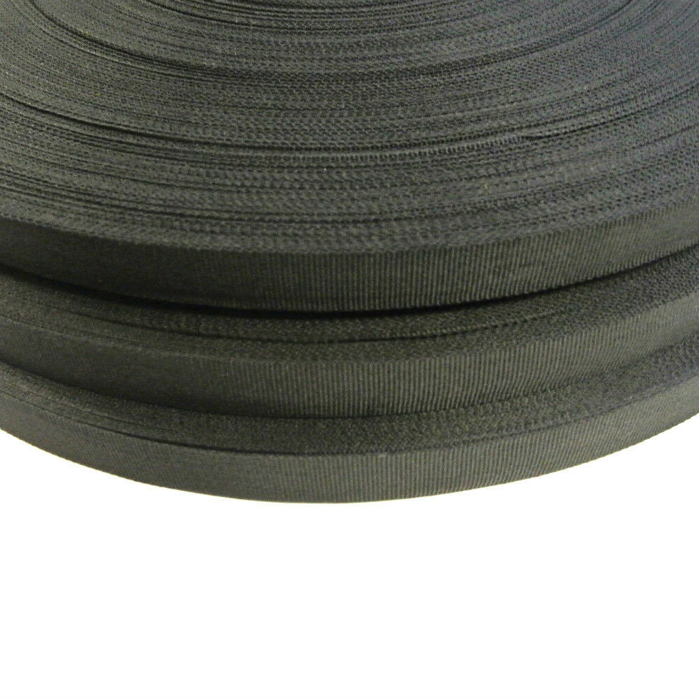 Black Binding Tape 20mm 22mm 25mm In Various Lengths For Webbing Strap ...