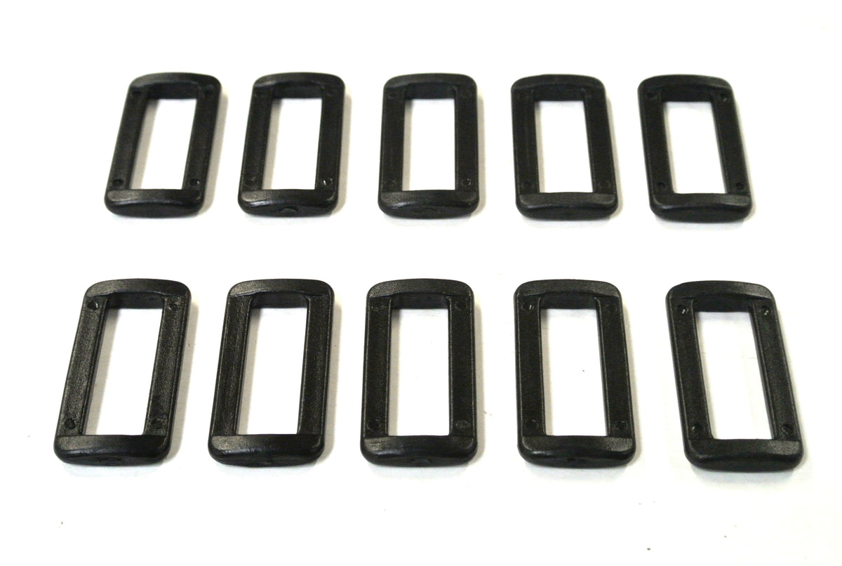38/40mm Plastic 2 Bar Loop Buckles For Webbing Straps Handles Bags Cra ...